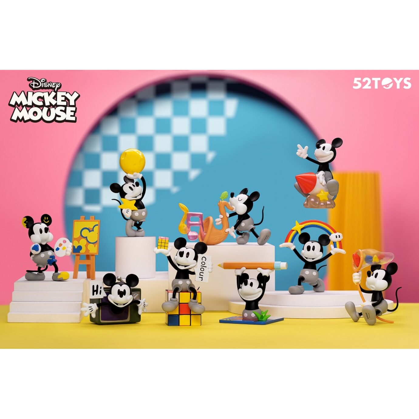 Gifts Greetings 52TOYS Disney Mickey Mouse - Colour Hunting Full Tray