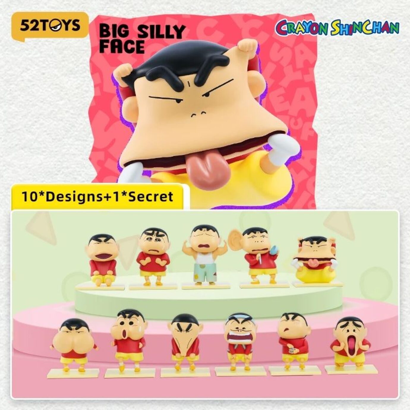 Gifts Greetings 52TOYS Crayon Shinchan - Comical Blind Box