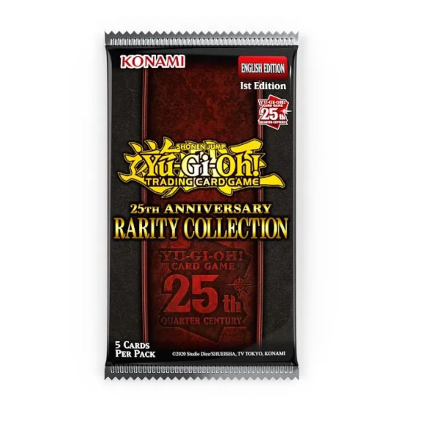Gifts Greetings Konami Yu-Gi-Oh! Rarity Collection - Quarter Century Edition Booster Pack