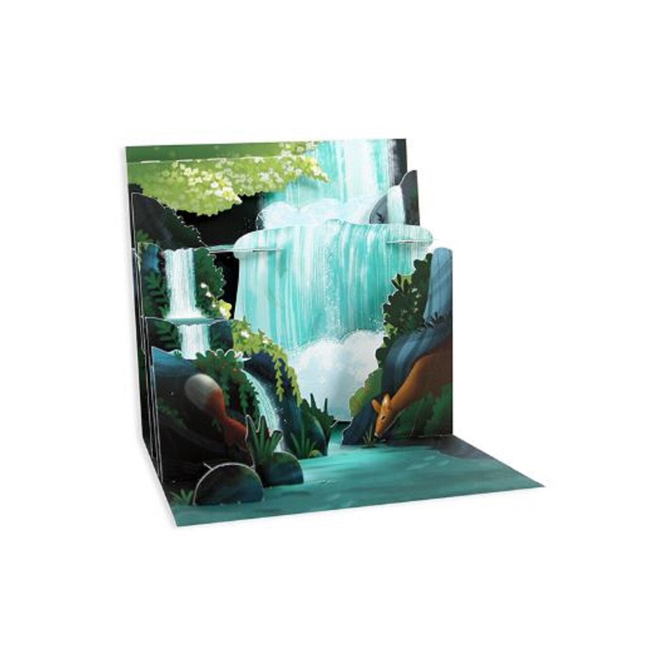 Gifts Greetings Up With Paper WATERFALL BIRTHDAY