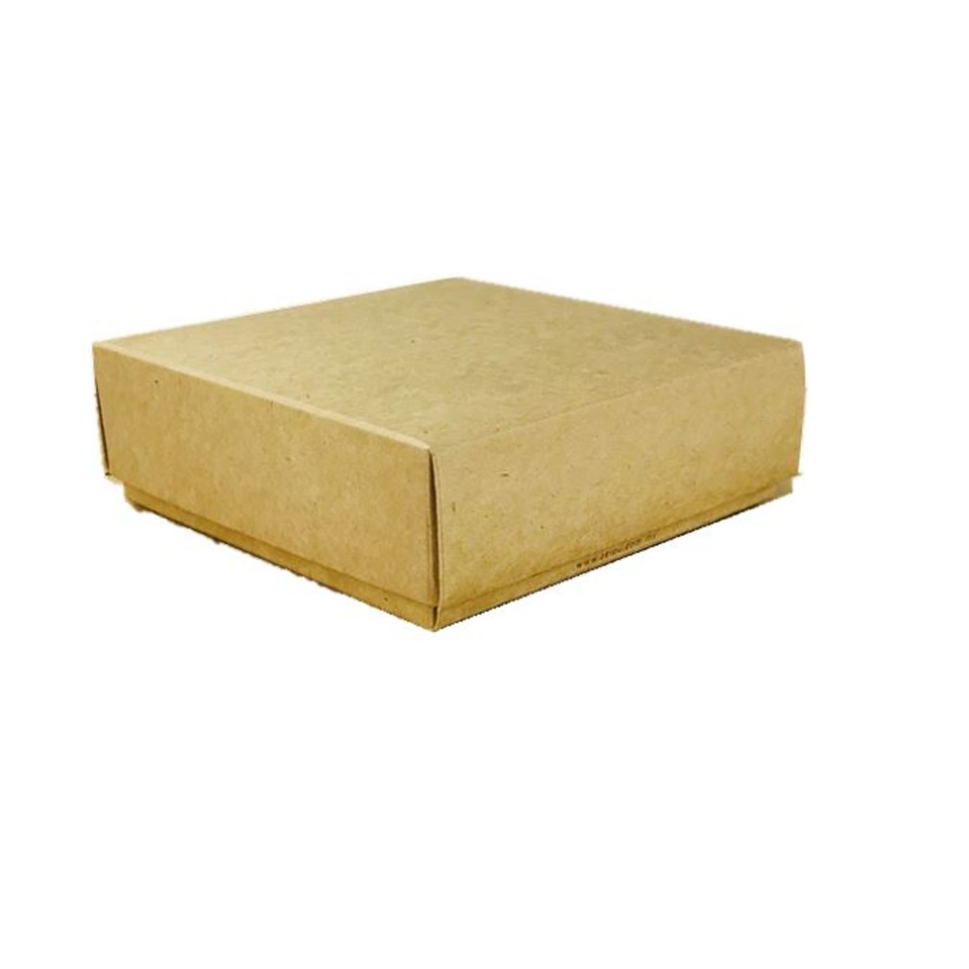 Gifts Greetings A.E.I.O.U Good Kraft Large Flat Box - Brown