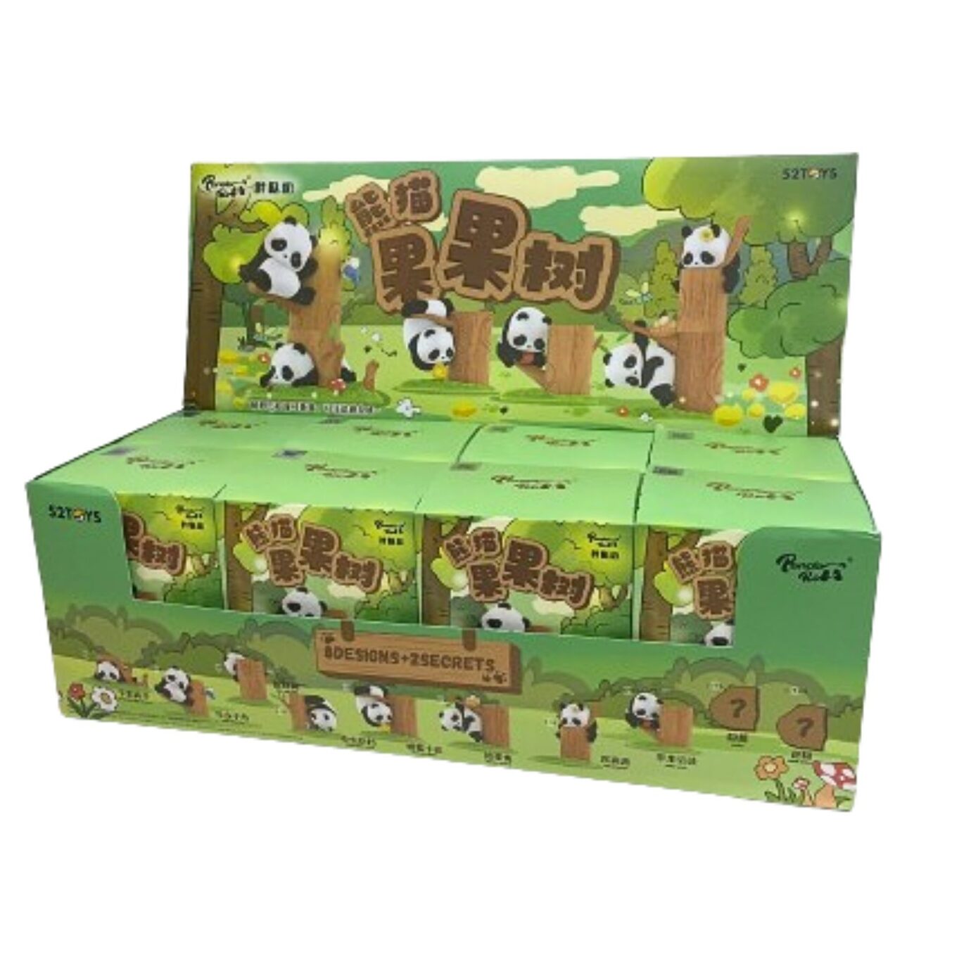 Gifts Greetings 52TOYS Panda Roll - Fruit Tree Climbing Full Tray