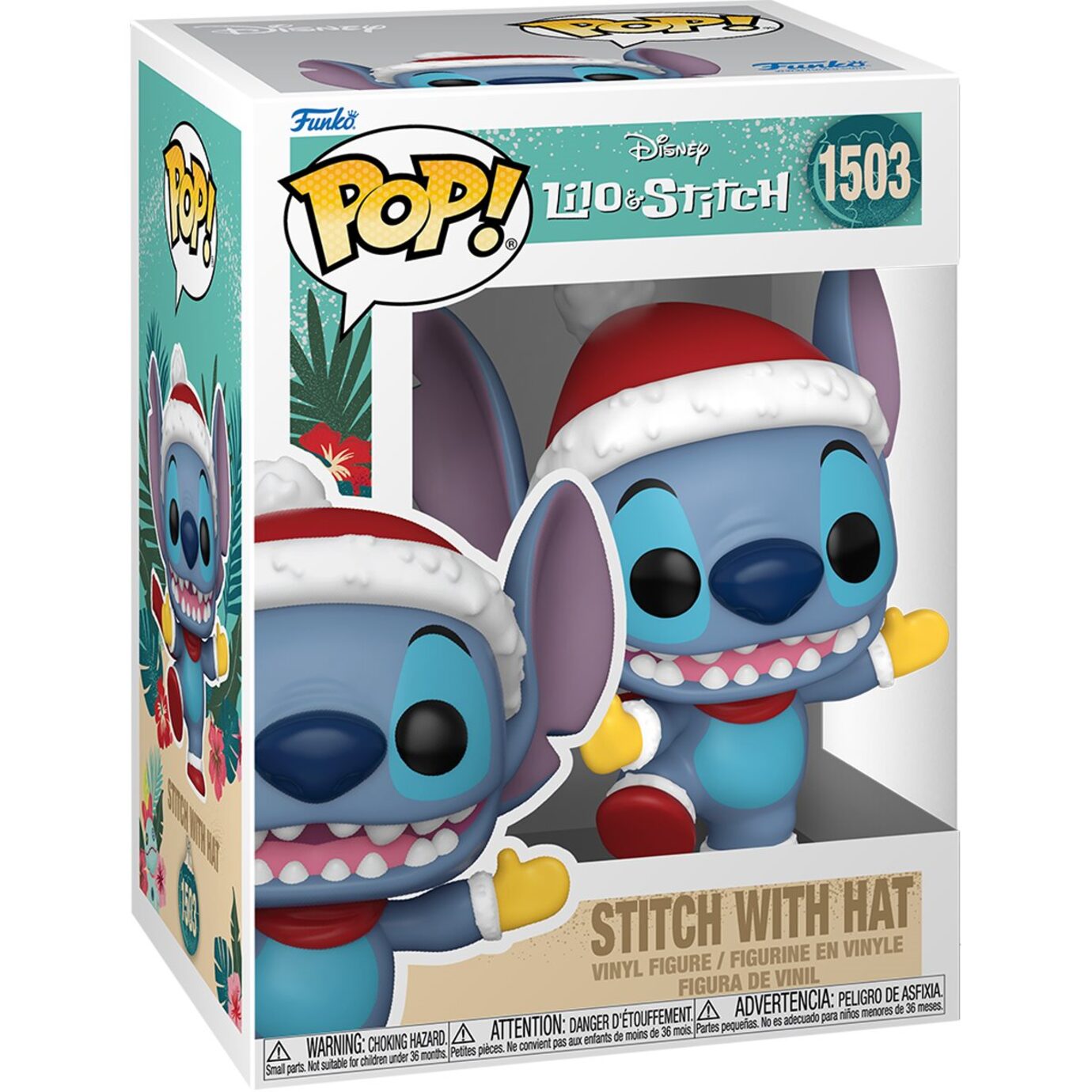 Gifts Greetings Funko POP Lilo & Stitch Holiday 1503 Stitch with Hat