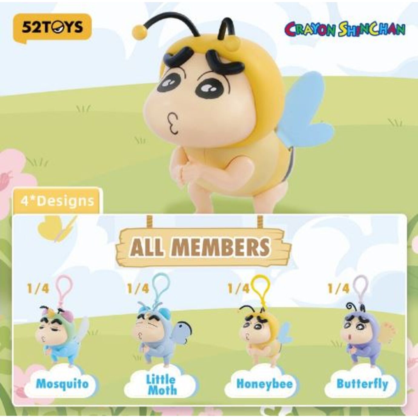 Gifts Greetings 52TOYS Crayon ShinChan - Flapping Wings Blind Box