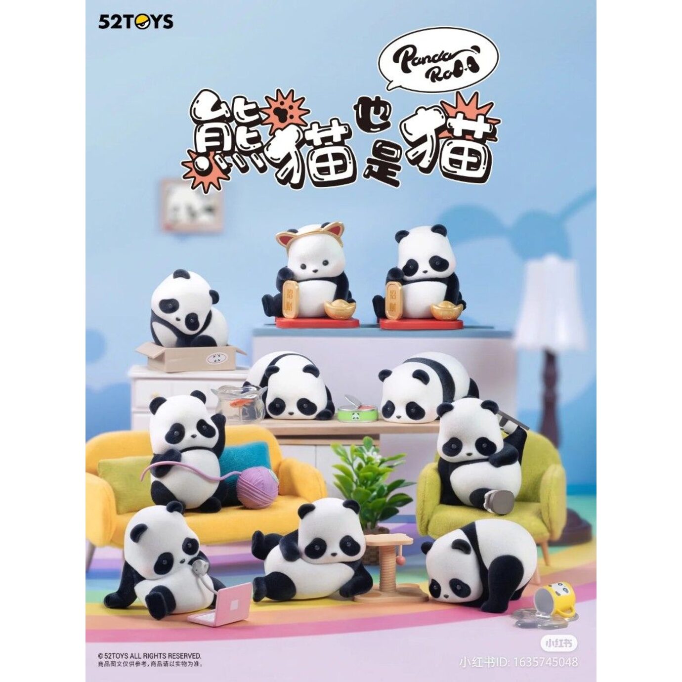Gifts Greetings 52TOYS Panda Roll - Panda As A Cat Full Tray