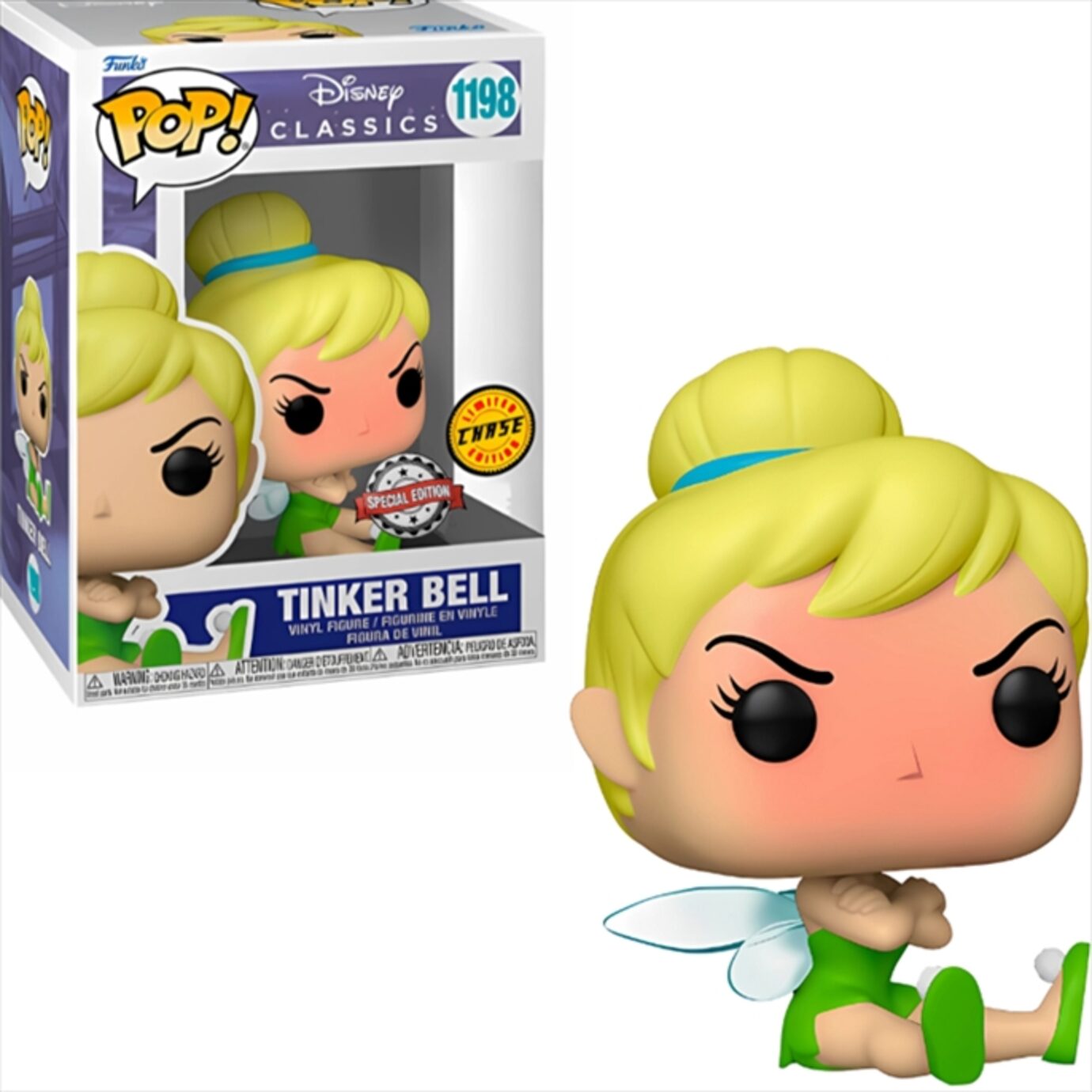 Gifts Greetings Funko POP Disney Classic 1198 Tinkerbell (SE) Chase