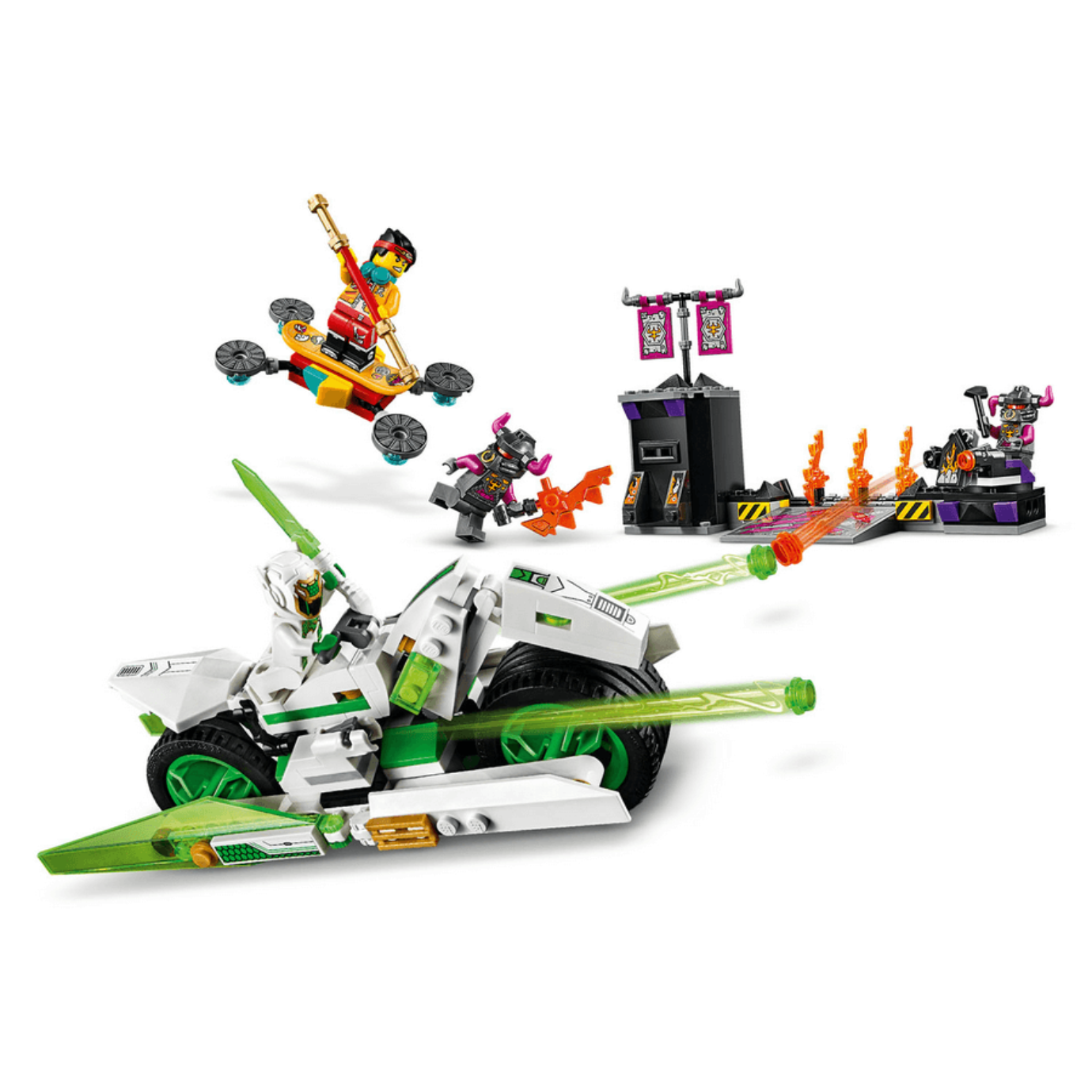 Gifts Greetings LEGO Monkie Kid 80006 White Dragon Horse Bike