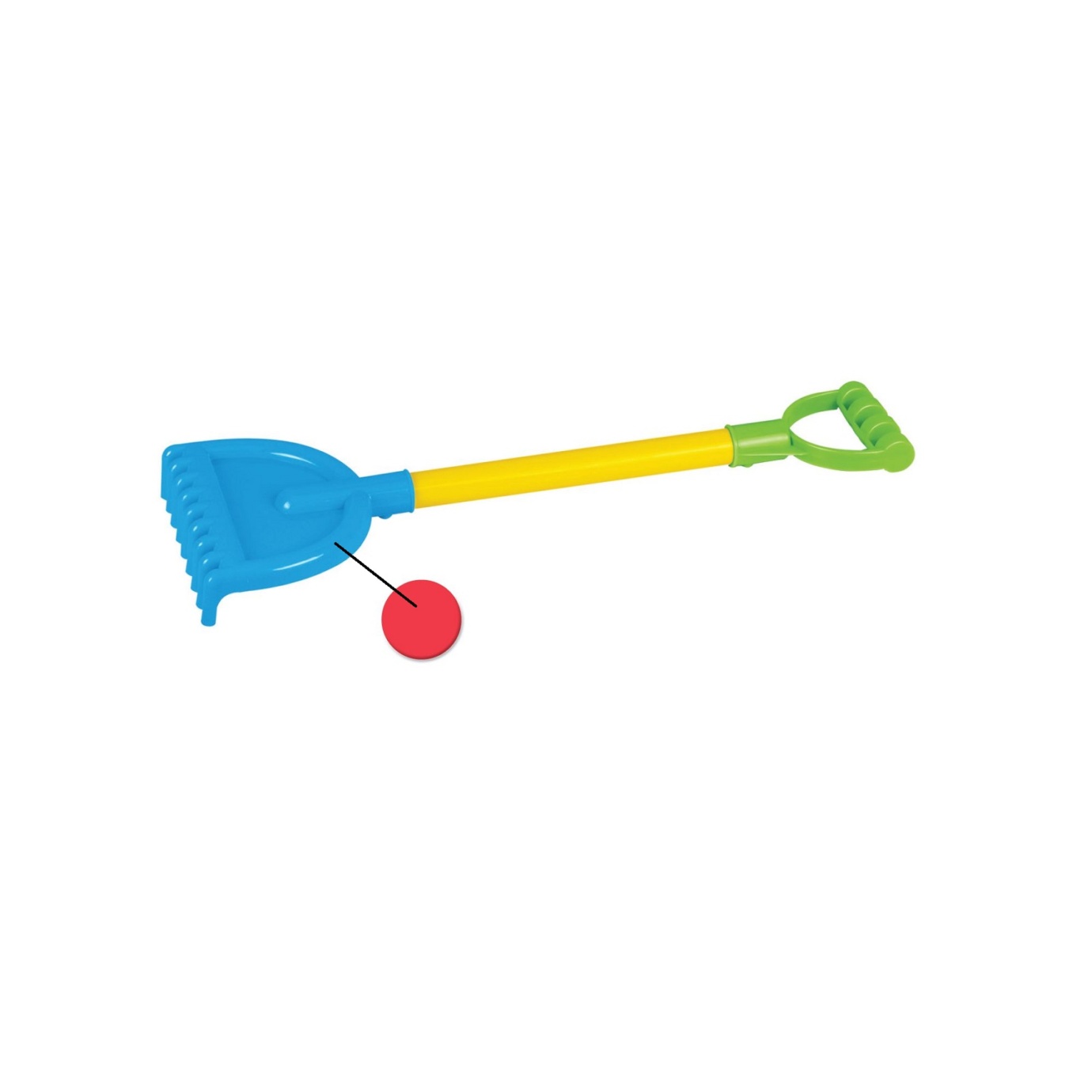 Gifts Greetings IG Design Anker Play Beach Rake - Red