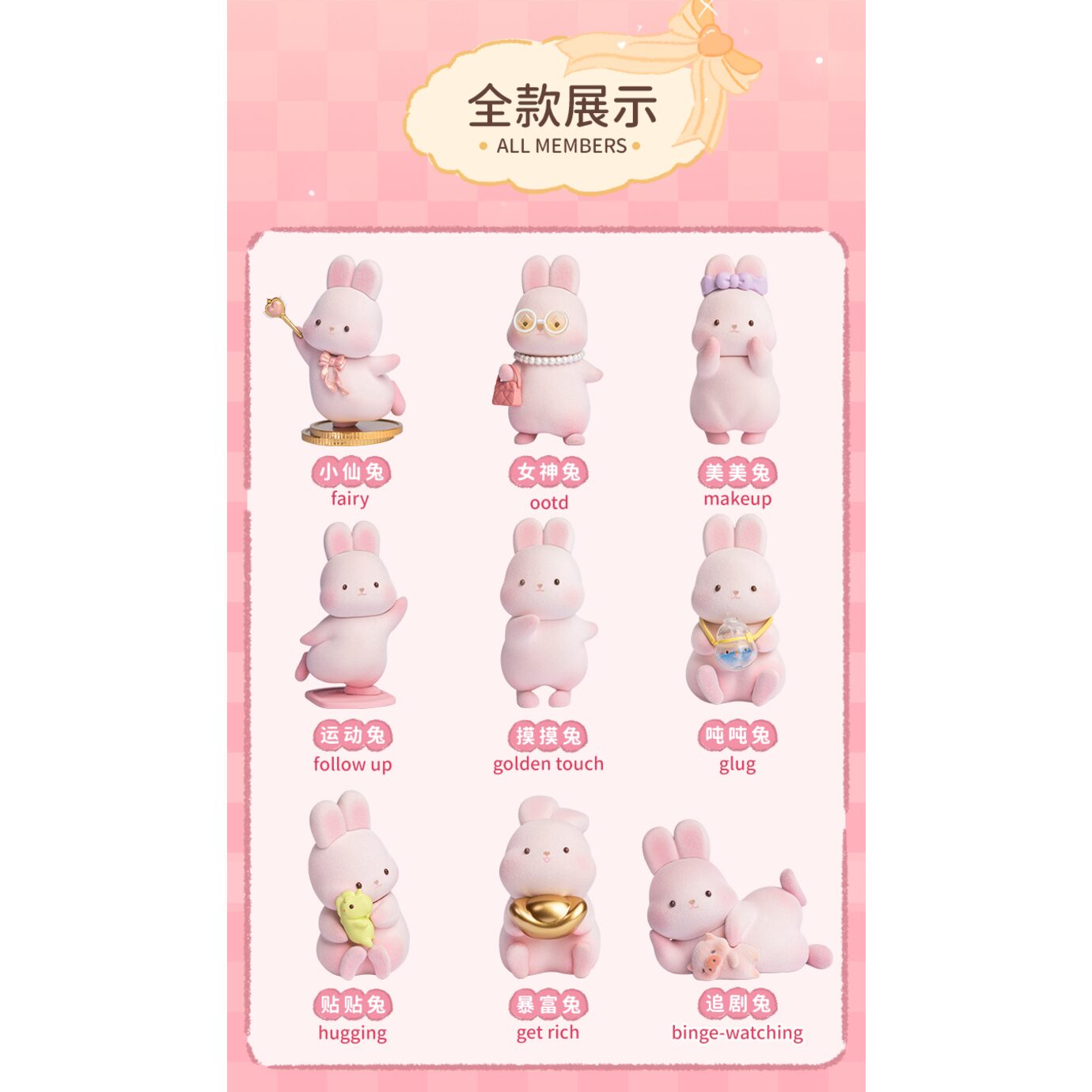 Gifts Greetings Funism MOMO Bunny - Daily Blind Box