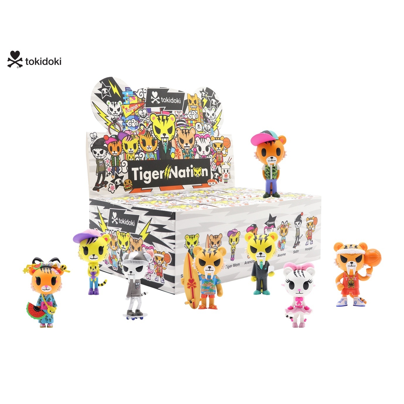 Gifts Greetings Tokidoki Tiger Nation Blind Box Full Tray
