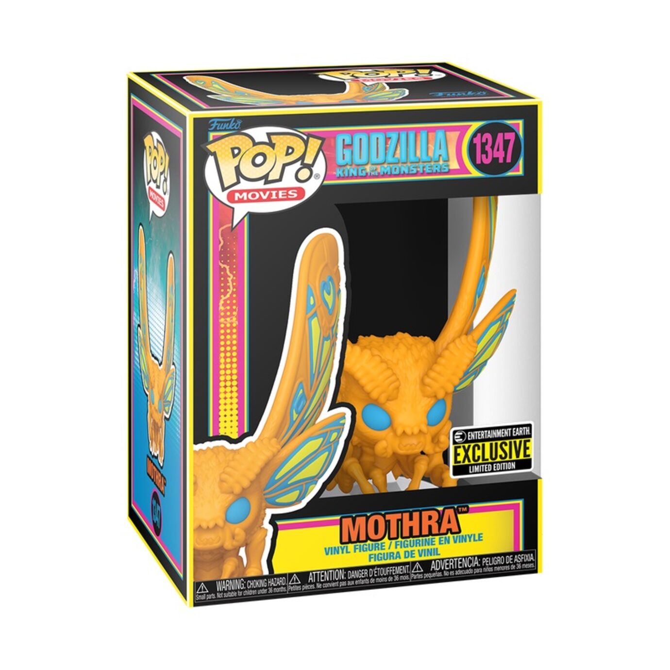 Ts Greetings Funko Pop Godzilla Mothra Black Light Entertainment Earth Exclusive