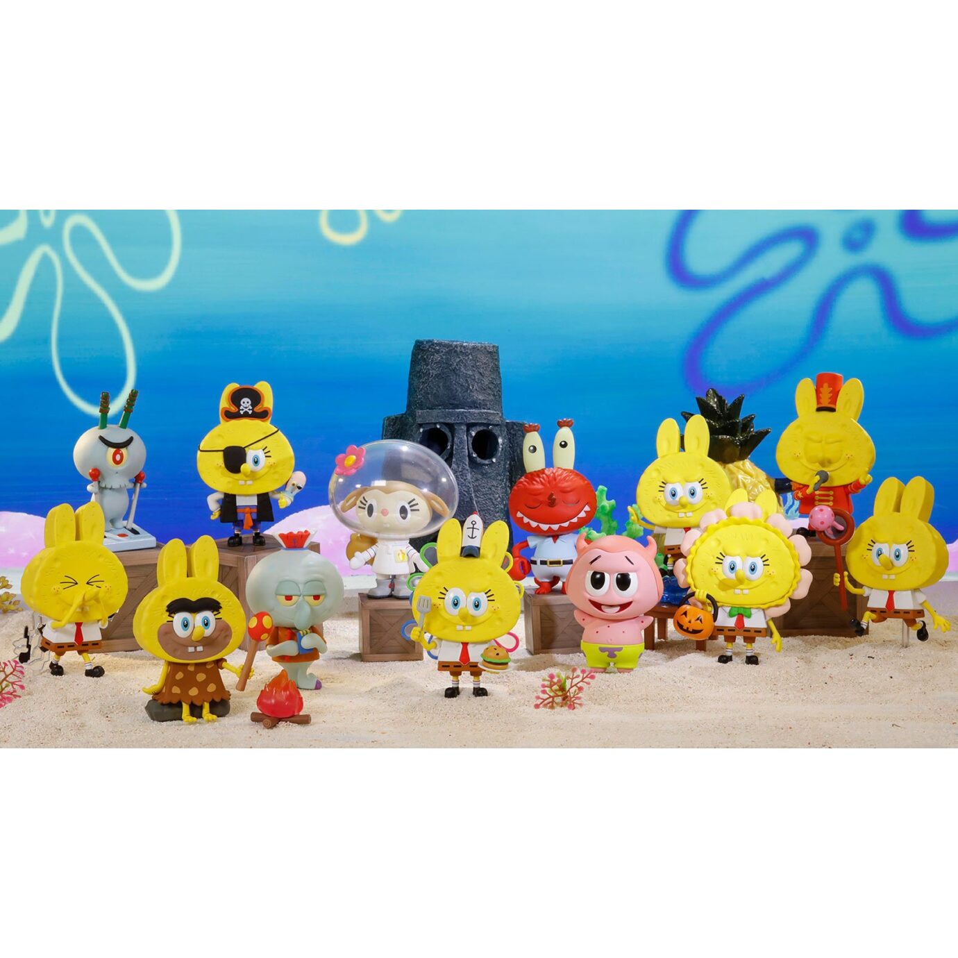 Gifts Greetings Popmart Spongebob Global The Monster X Spongebob Series ...
