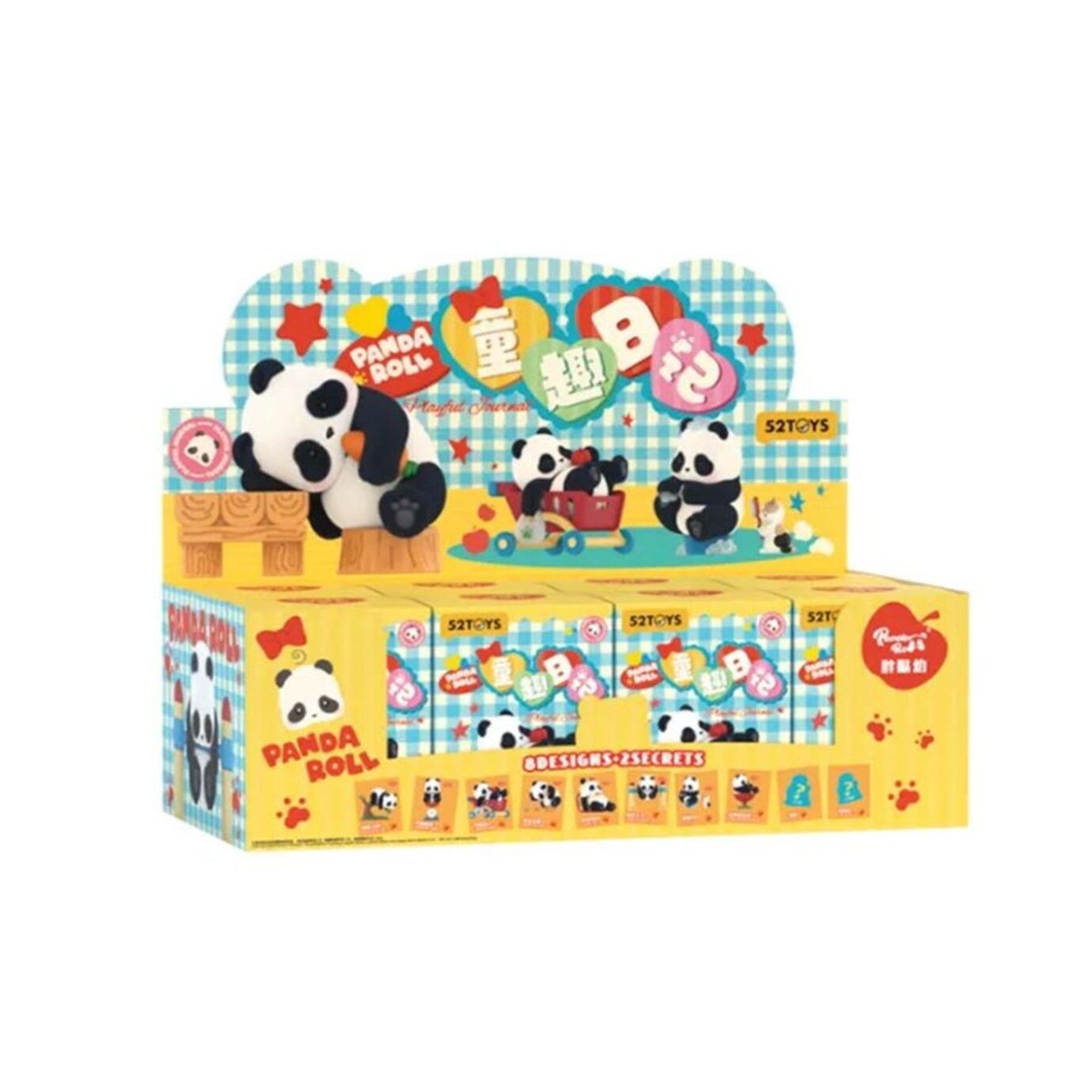 Gifts Greetings 52TOYS Panda Roll - Playful Journal Full Tray